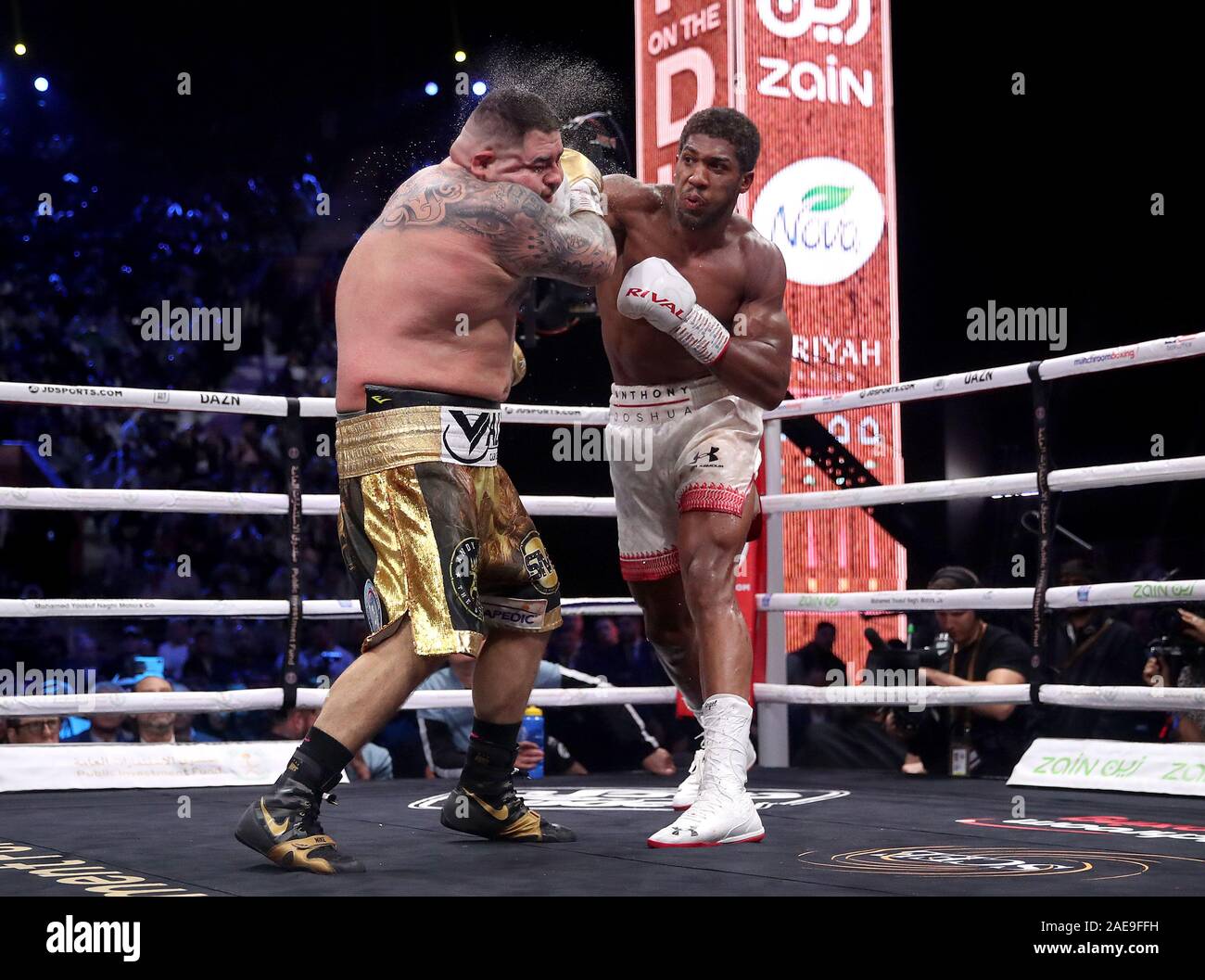 Andy Ruiz Jr. (left) with Omar Khalil, Managing Partner of Skill ...