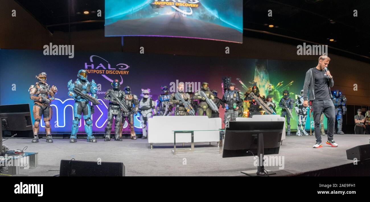 Halo Outpost Discovery, an event used to display all things halo Stock ...