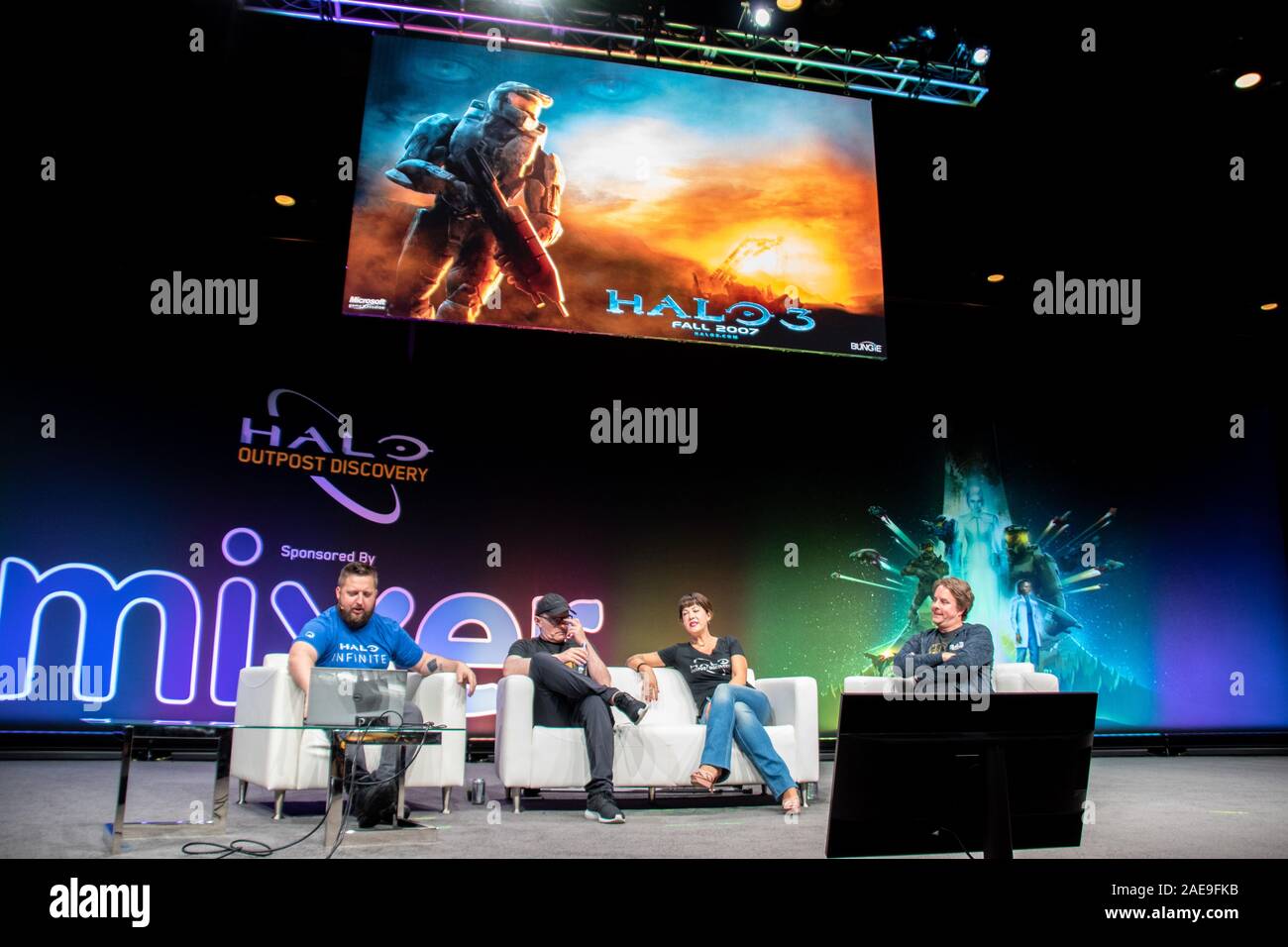 Halo Outpost Discovery, an event used to display all things halo Stock ...