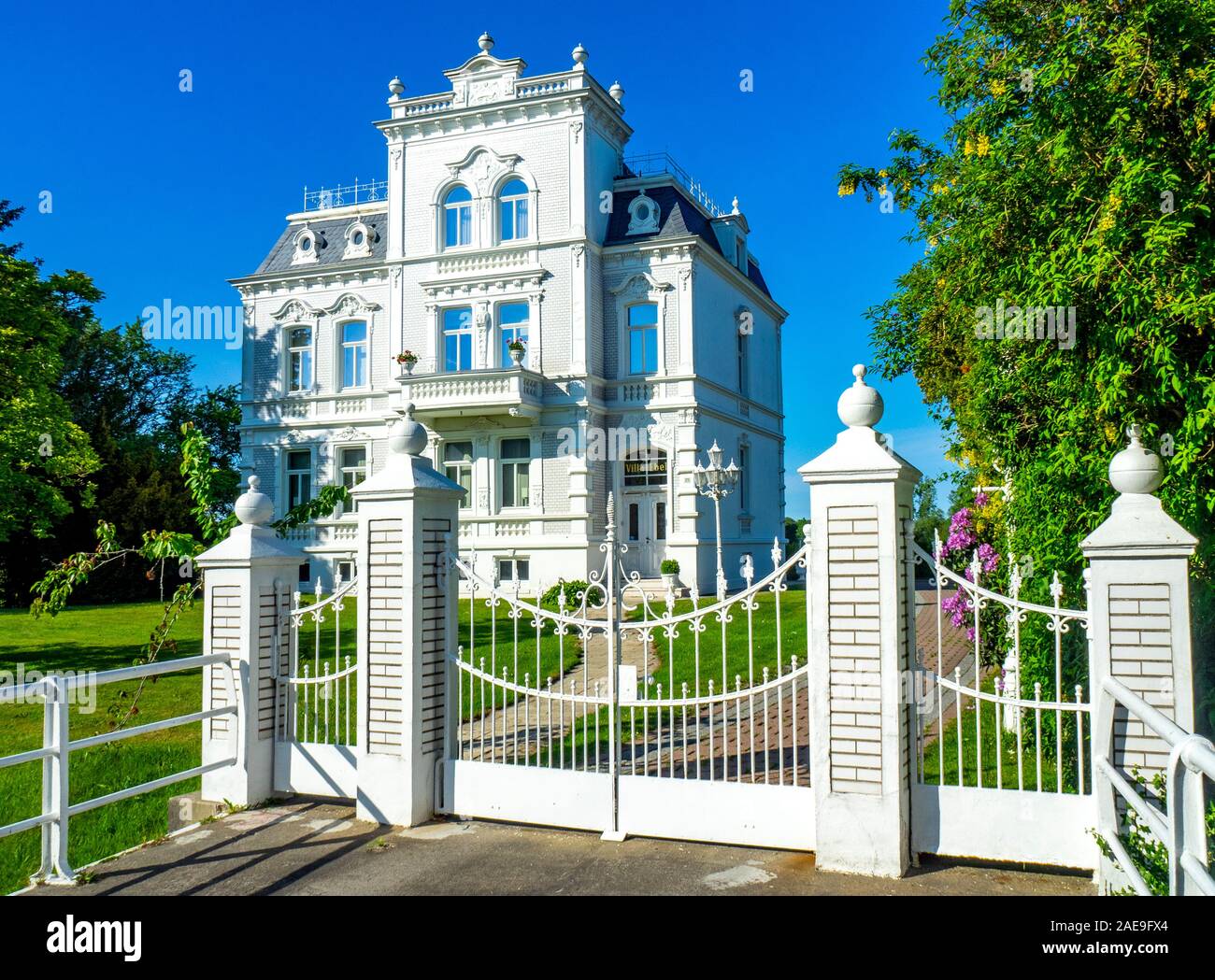 Villa Ebel an ornate and decorative mansion in Cuxhaven Lower Saxony ...
