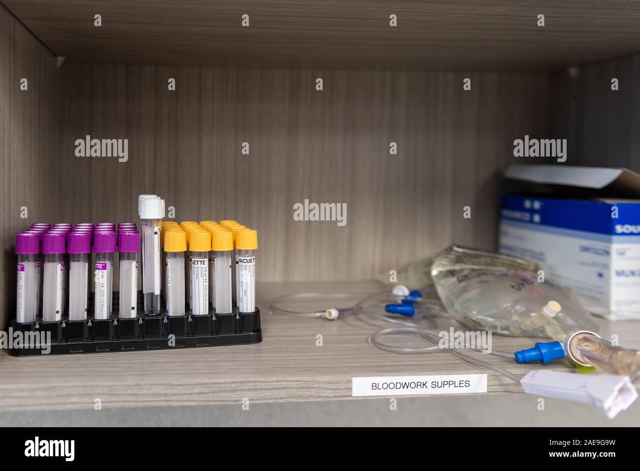 Animal Clinic lab shelf Stock Photo - Alamy