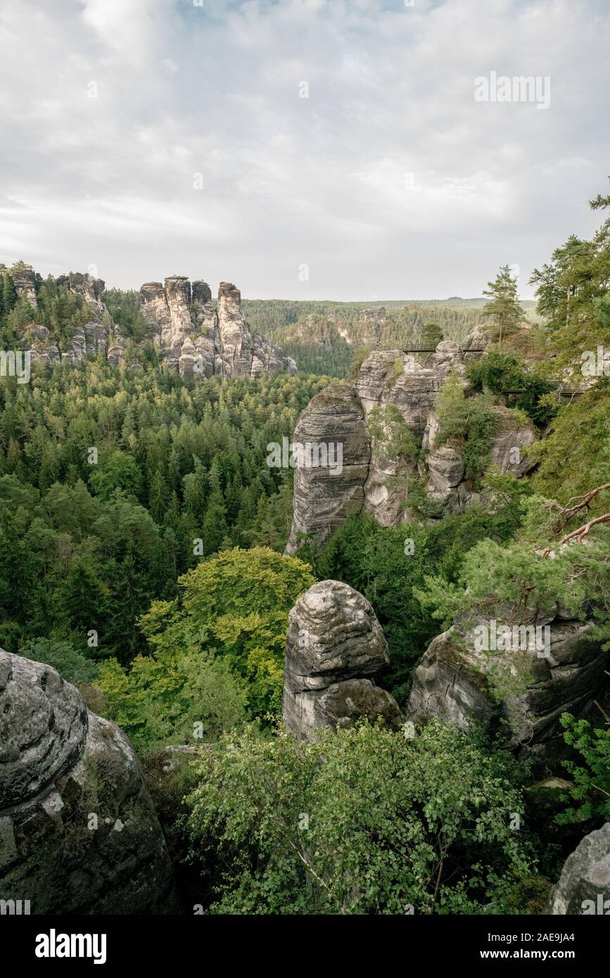 Germany saxony lohmen bastei hi-res stock photography and images - Alamy