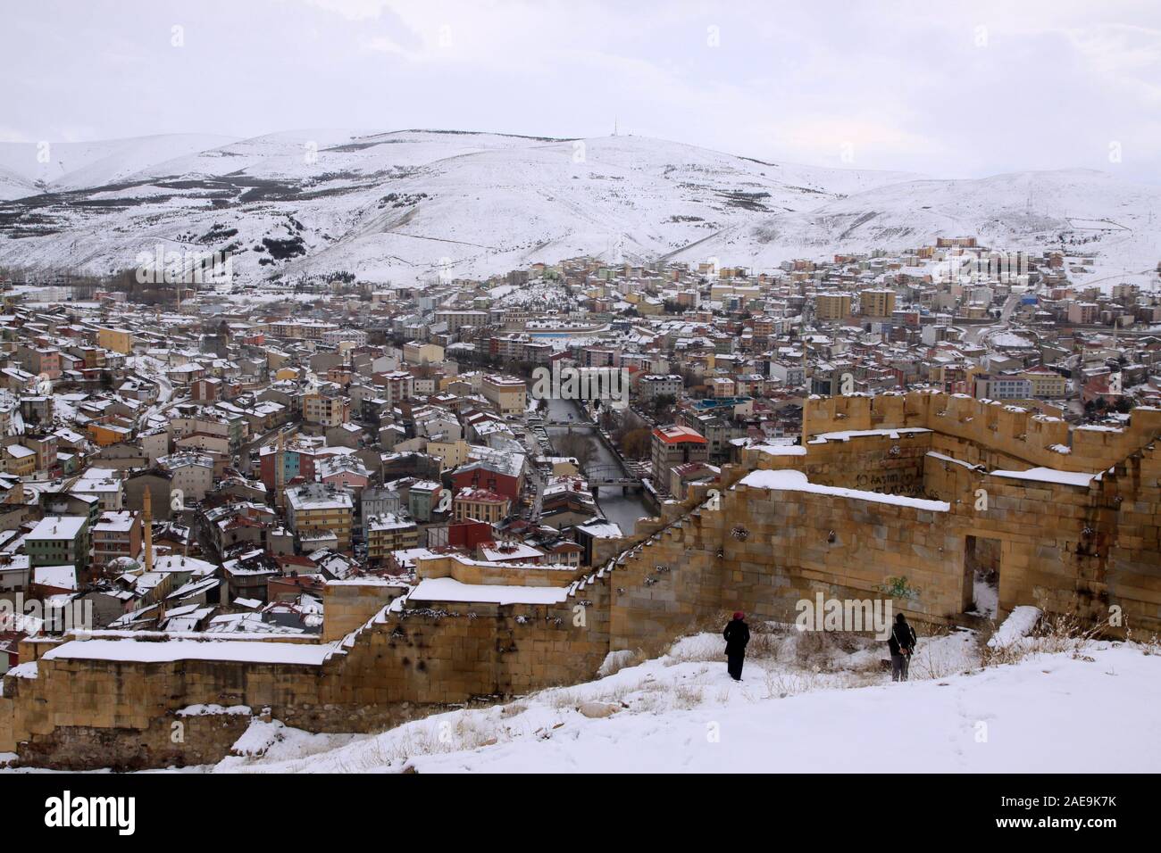 Bayburt is a province of Turkey. a view from bayburt castle Stock Photo ...