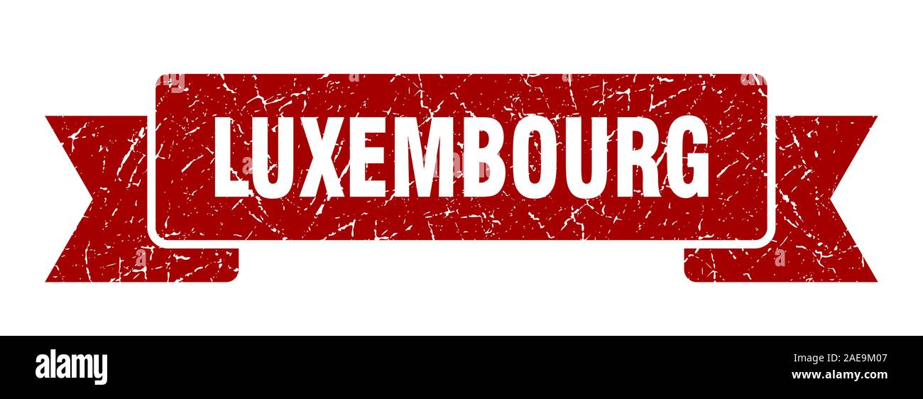 Luxembourg red square stamp hi-res stock photography and images - Alamy