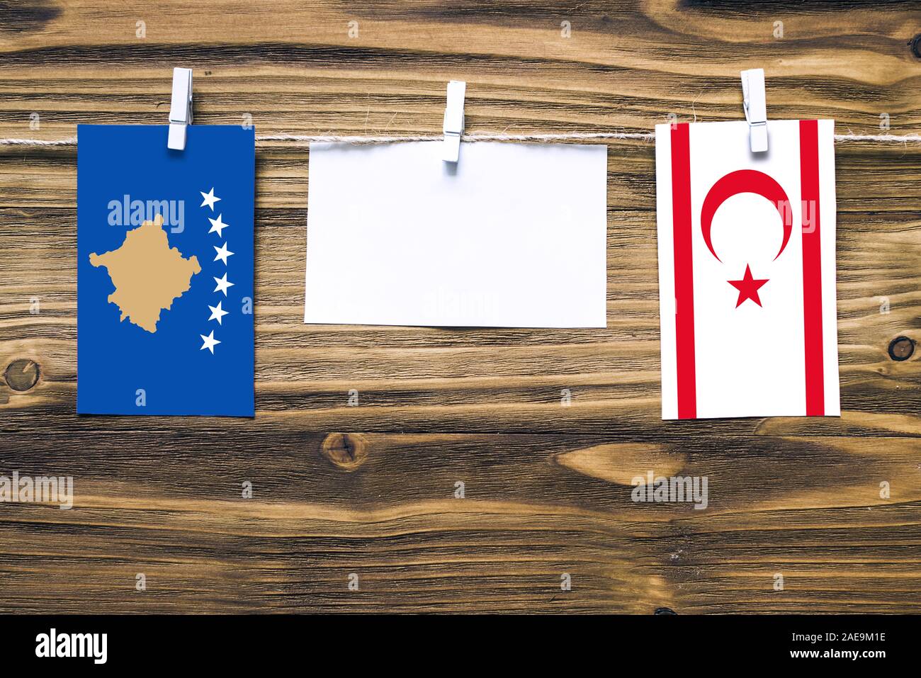Northern cyprus kosovo flag hi-res stock photography and images - Alamy