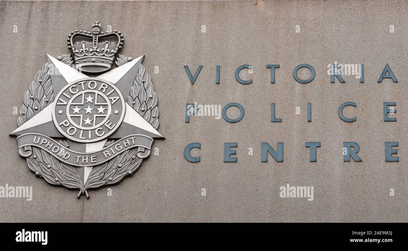 Melbourne, Australia - November 16, 2009: Gray symbol, name and emblem ...