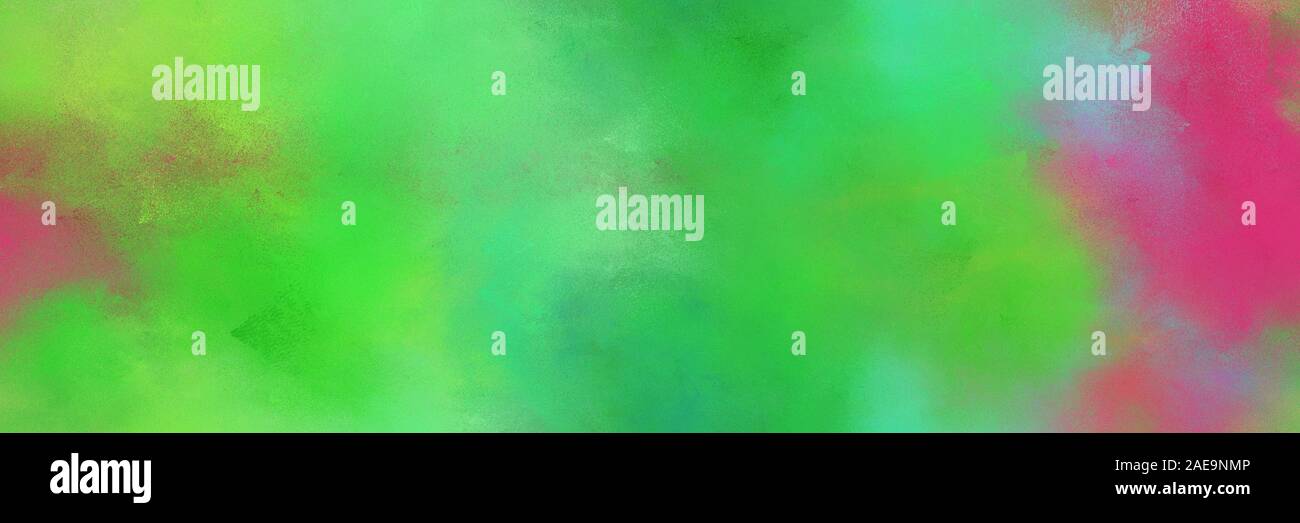 diffuse painted banner texture background with medium sea green ...