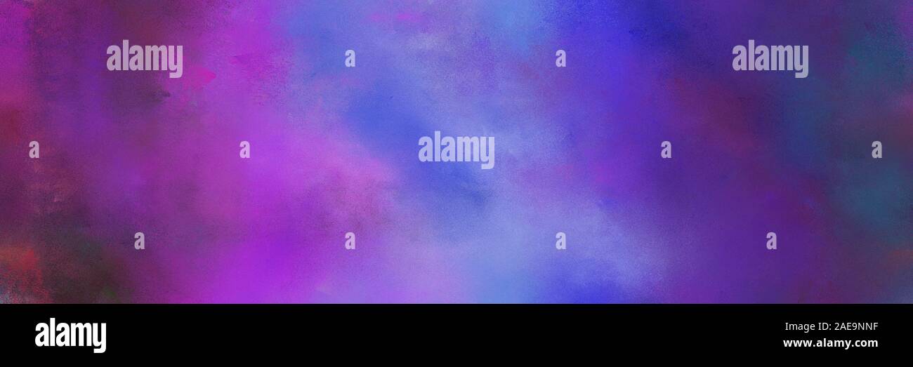 dark slate blue, medium purple and slate blue color painted banner ...