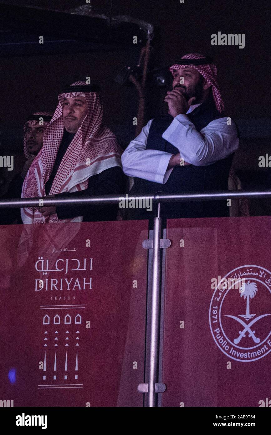 Diriyah, Saudi Arabia. 08th Dec, 2019. Saudi Crown Prince Mohammad bin ...