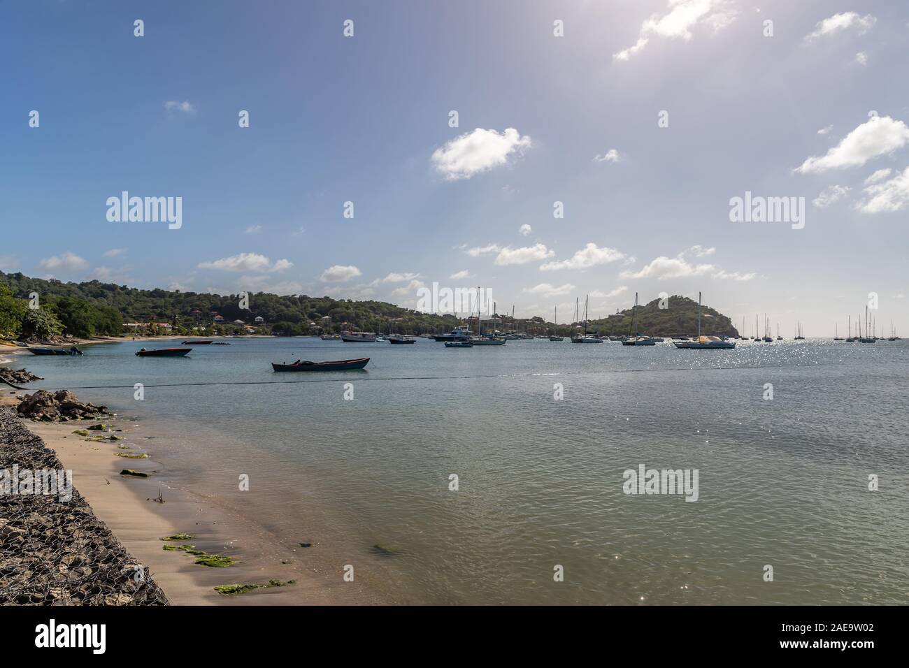 Tyrell bay view in Carriacou, Grenada Stock Photo - Alamy