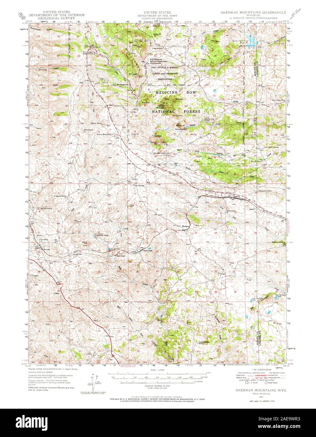 Map of sherman Cut Out Stock Images & Pictures - Alamy