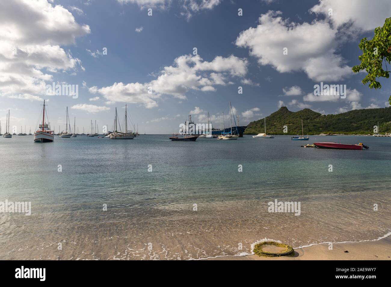 Tyrell bay view in Carriacou, Grenada Stock Photo - Alamy