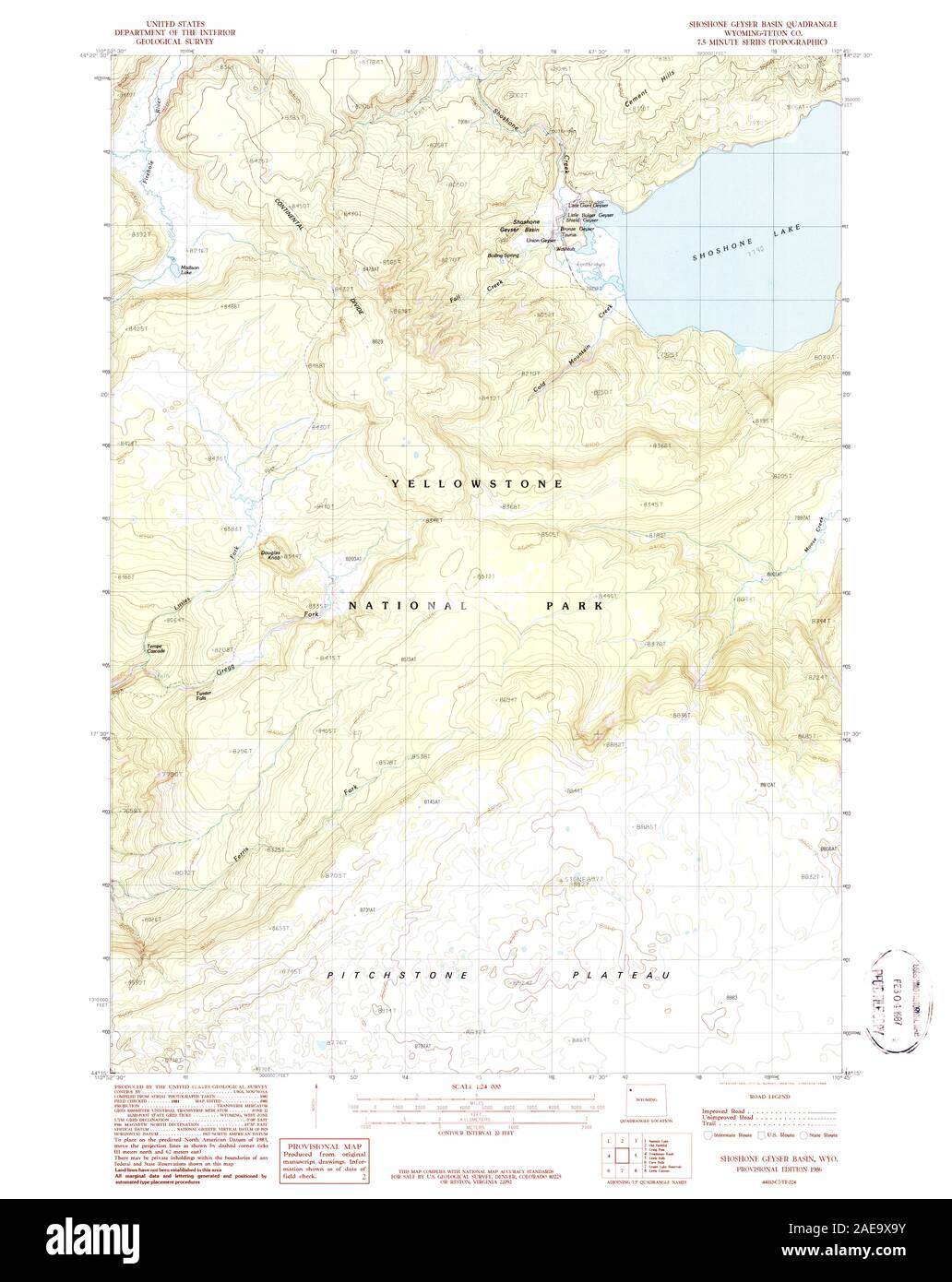 Shoshone map Cut Out Stock Images & Pictures - Alamy