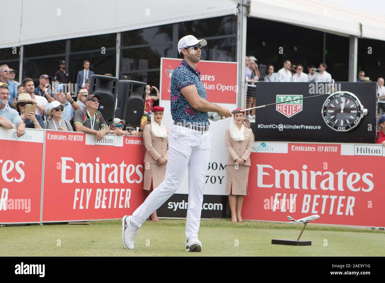 Sydney, Australia. 08th Dec, 2019. Jamie Arnold of NSW tees off during ...