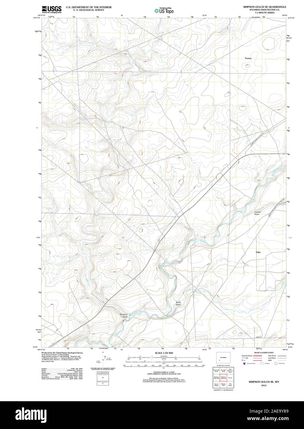 Simpson map Cut Out Stock Images & Pictures - Alamy