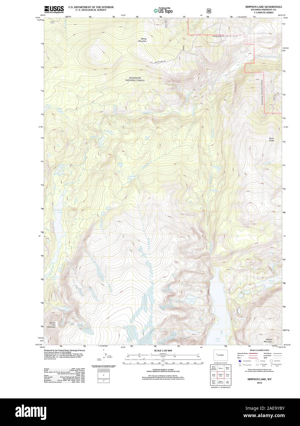 Simpson lake Cut Out Stock Images & Pictures - Alamy