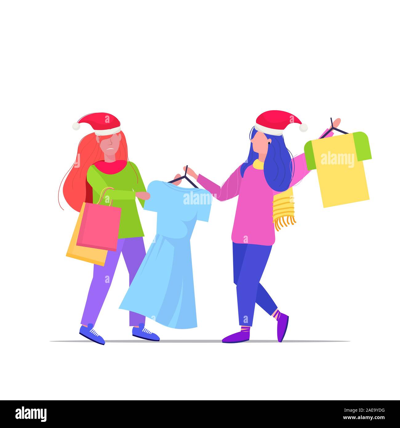 Two women fighting shop hi-res stock photography and images - Alamy