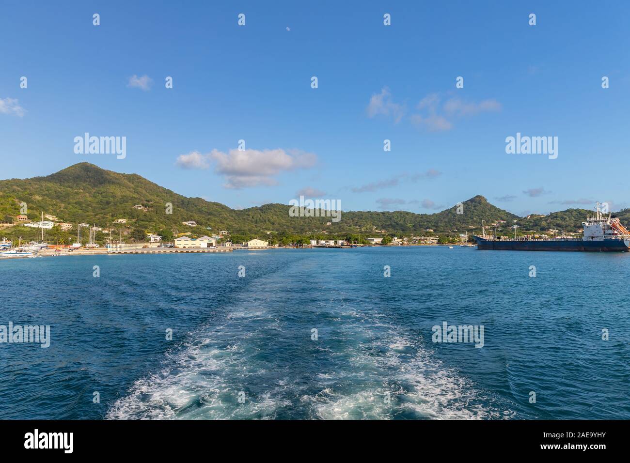 Tyrell bay view in Carriacou, Grenada Stock Photo - Alamy