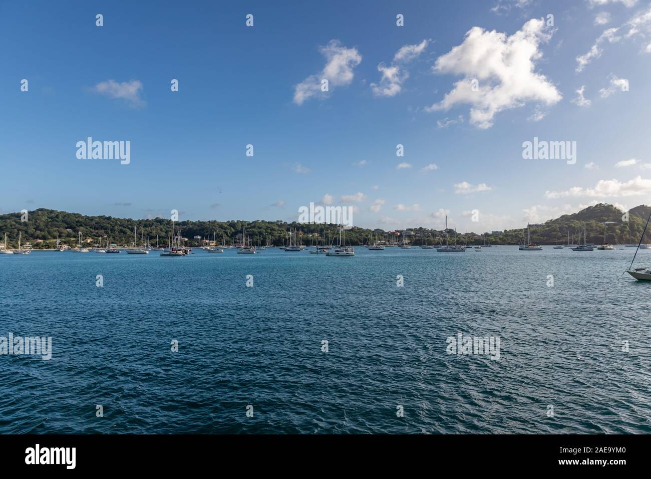 Tyrell bay view in Carriacou, Grenada Stock Photo - Alamy