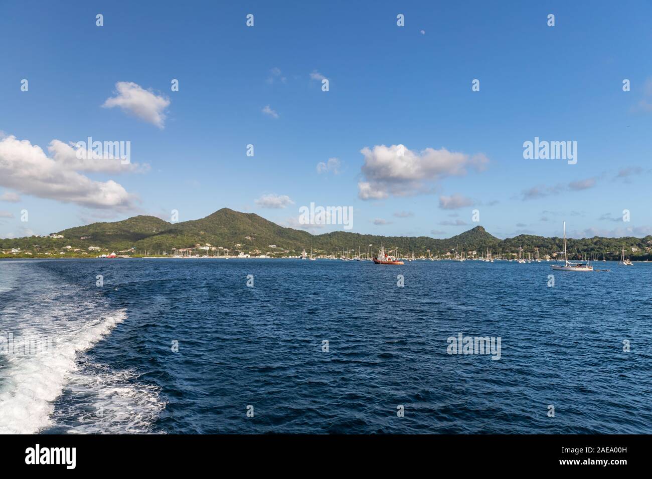 Tyrell bay view in Carriacou, Grenada Stock Photo - Alamy