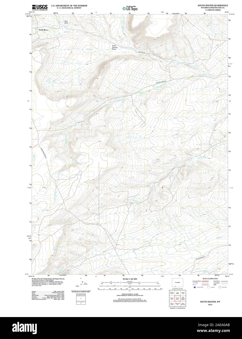 Map of baxter Cut Out Stock Images & Pictures - Alamy