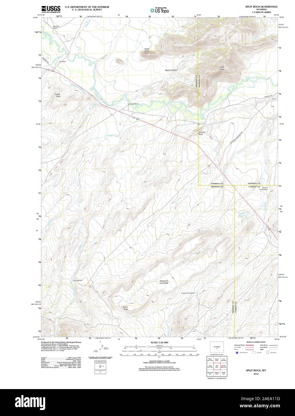 Rock split Cut Out Stock Images & Pictures - Alamy