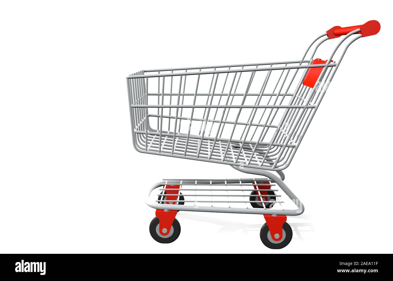 Empty shopping cart isolated hi-res stock photography and images - Alamy