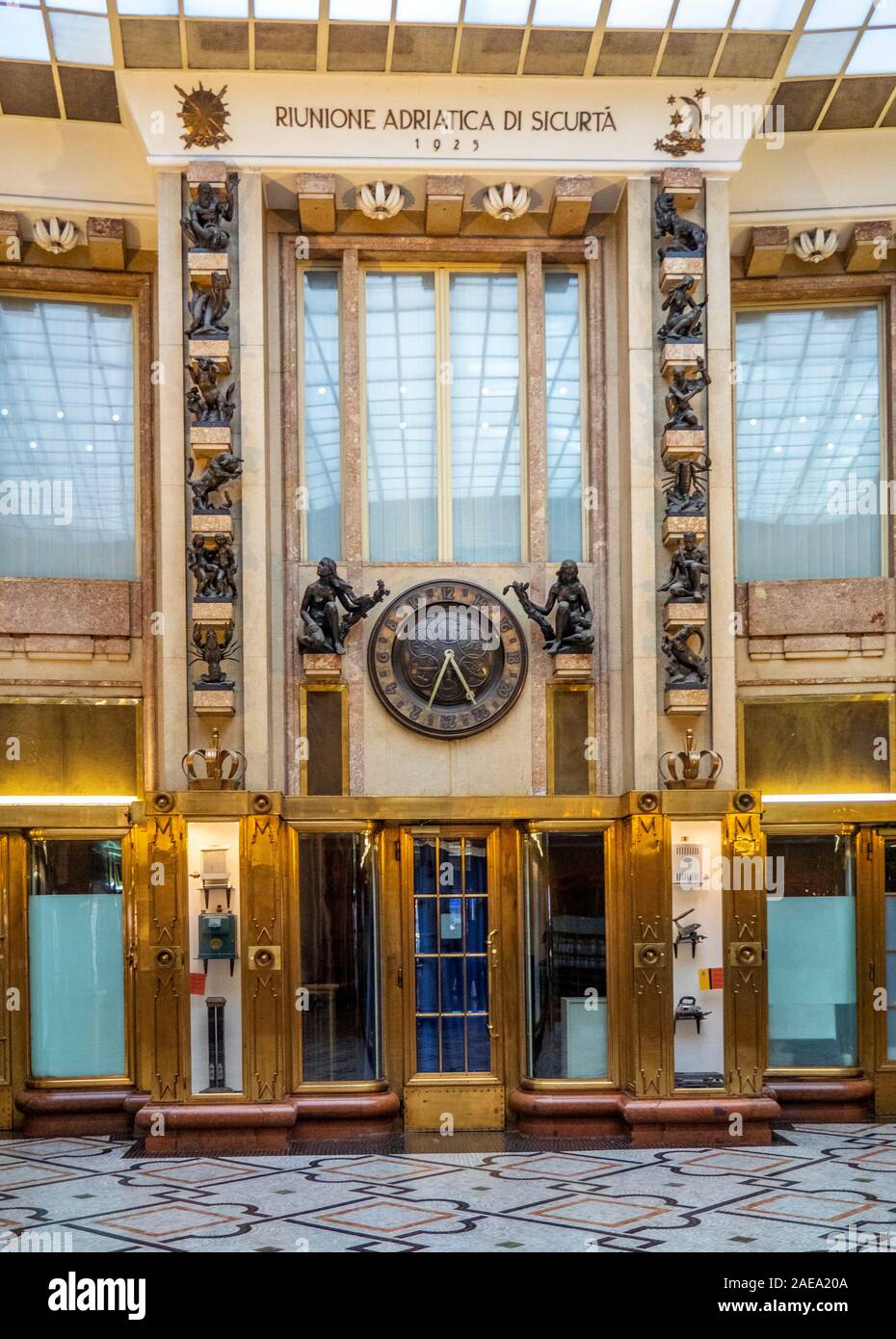 Decorative and ornate Art Deco style bronze statuettes and 24 hour ...