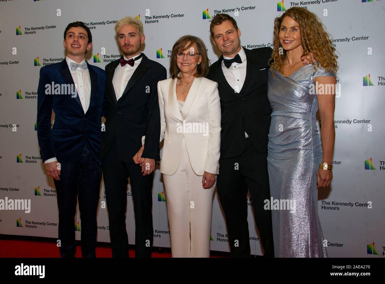 Washington DC, USA. 07th Dec, 2019. Sally Field, center, and, from left ...