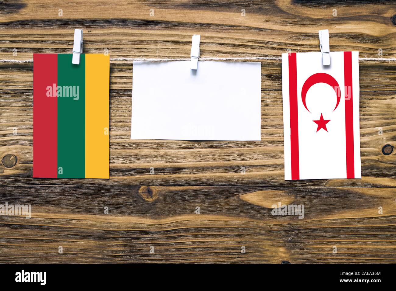 Lithuania northern cyprus flag hi-res stock photography and images - Alamy