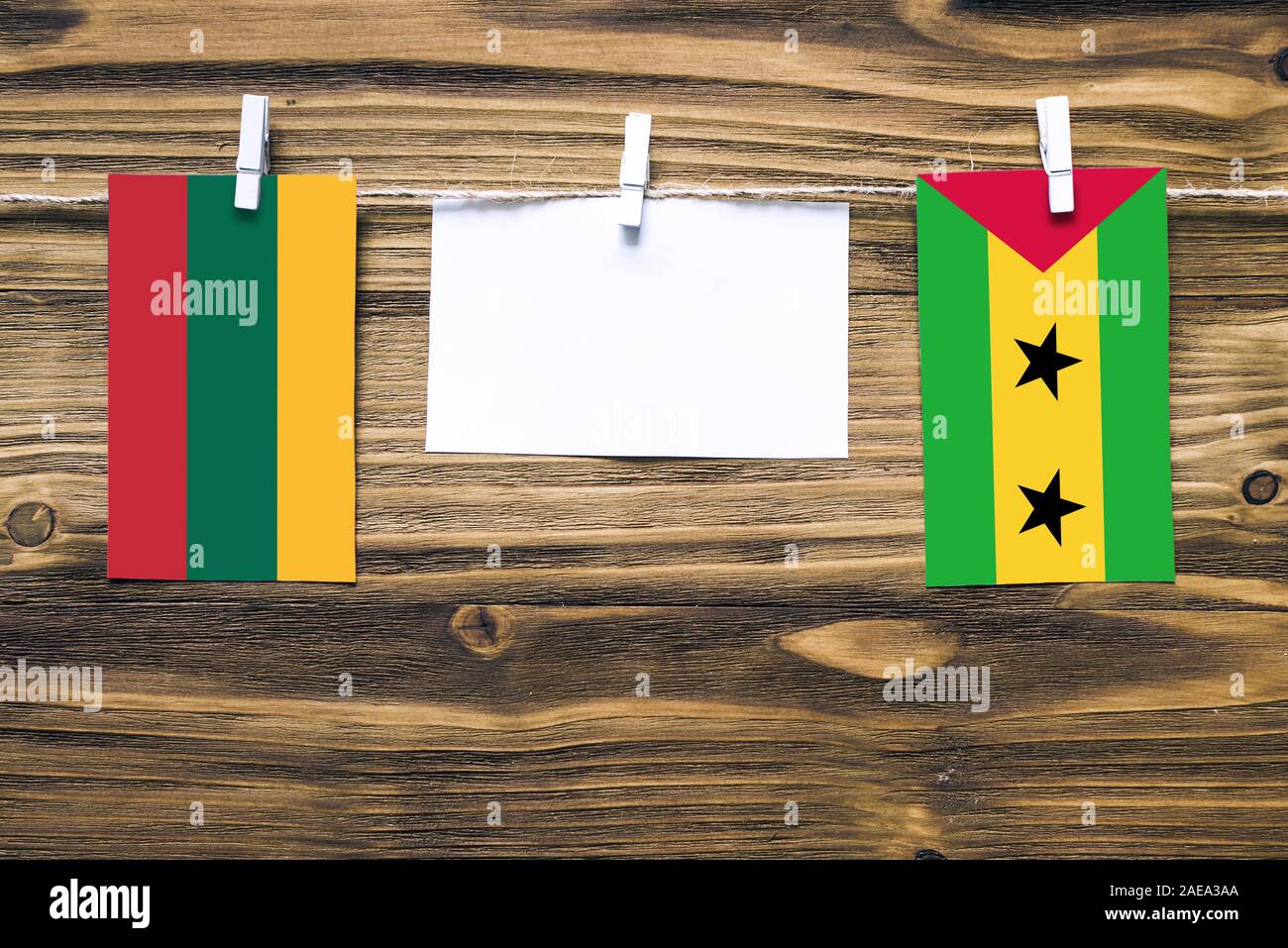 Sao tome lithuania flags hi-res stock photography and images - Alamy