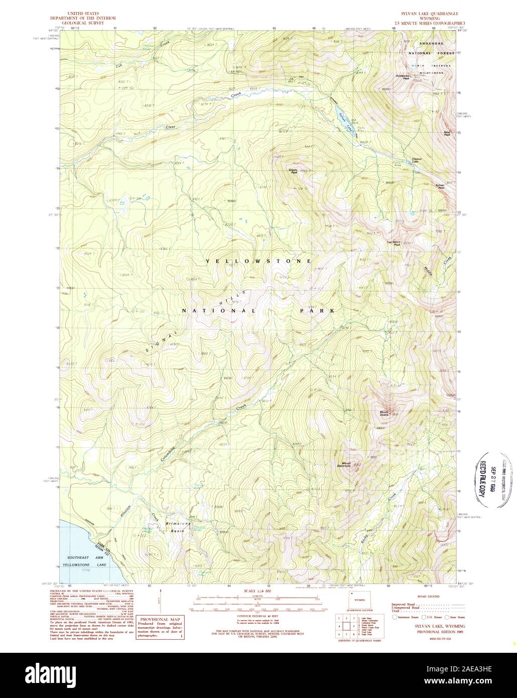 Map of sylvan lake hi-res stock photography and images - Alamy