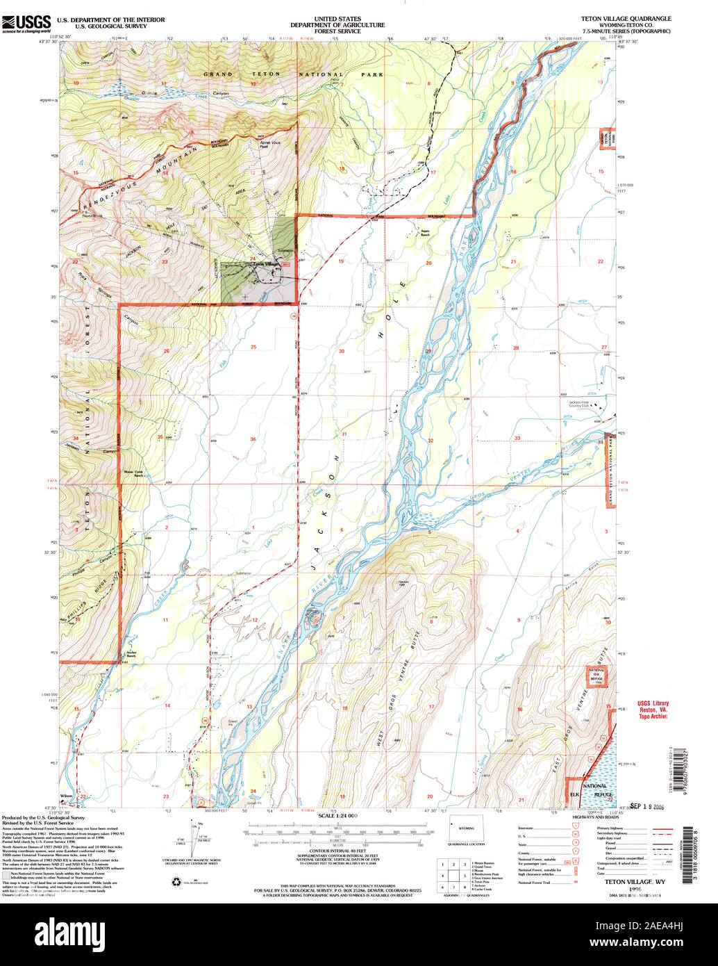 Map of teton village hi-res stock photography and images - Alamy