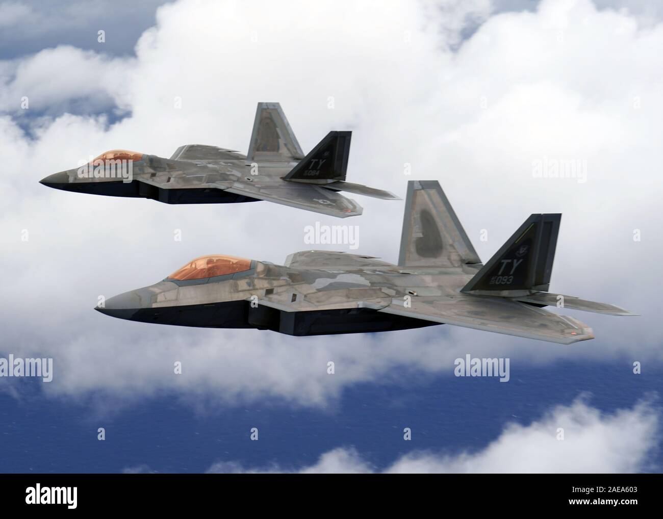 F-22 Raptors flyover Joint Base Pearl Harbor-Hickam, Hawaii, Dec. 5 ...