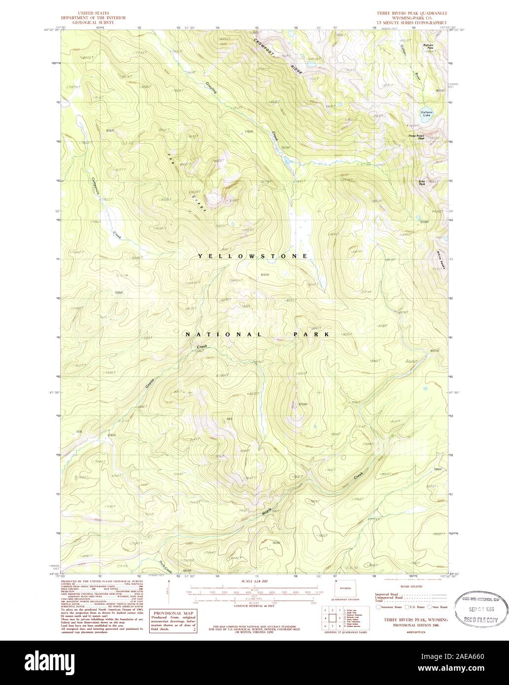 Map of three rivers Cut Out Stock Images & Pictures - Alamy