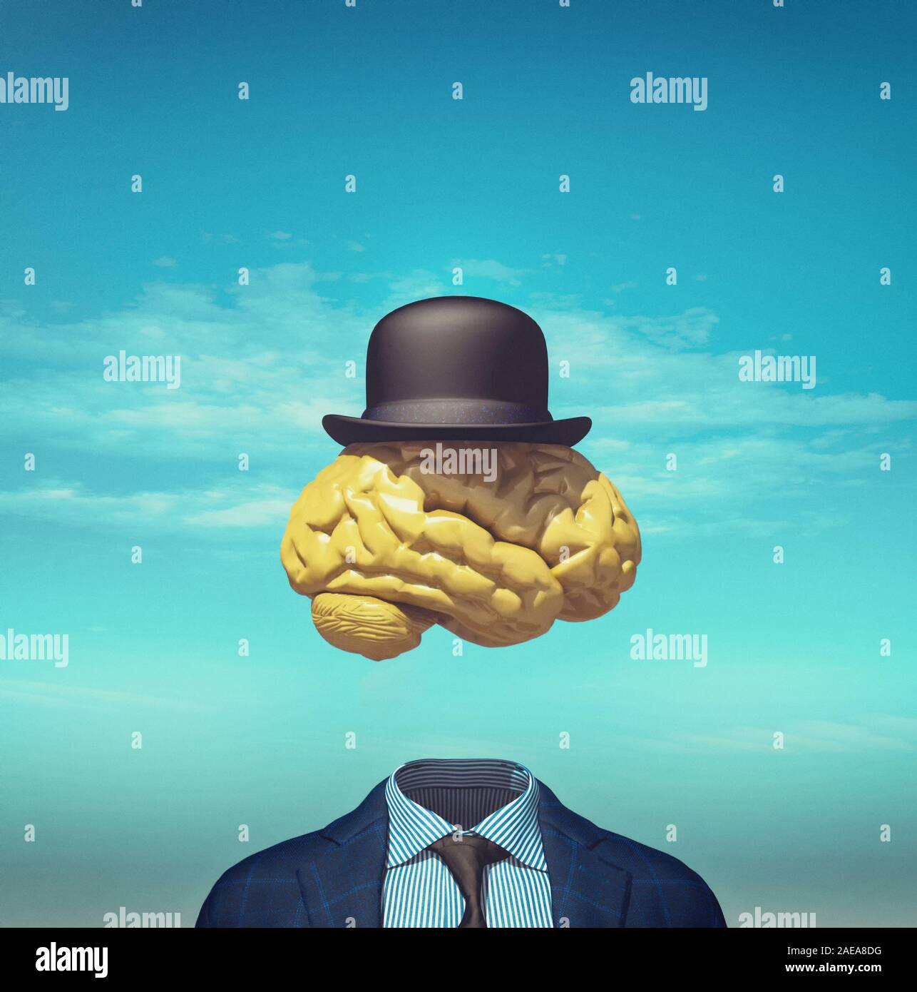 Hat above hi-res stock photography and images - Alamy