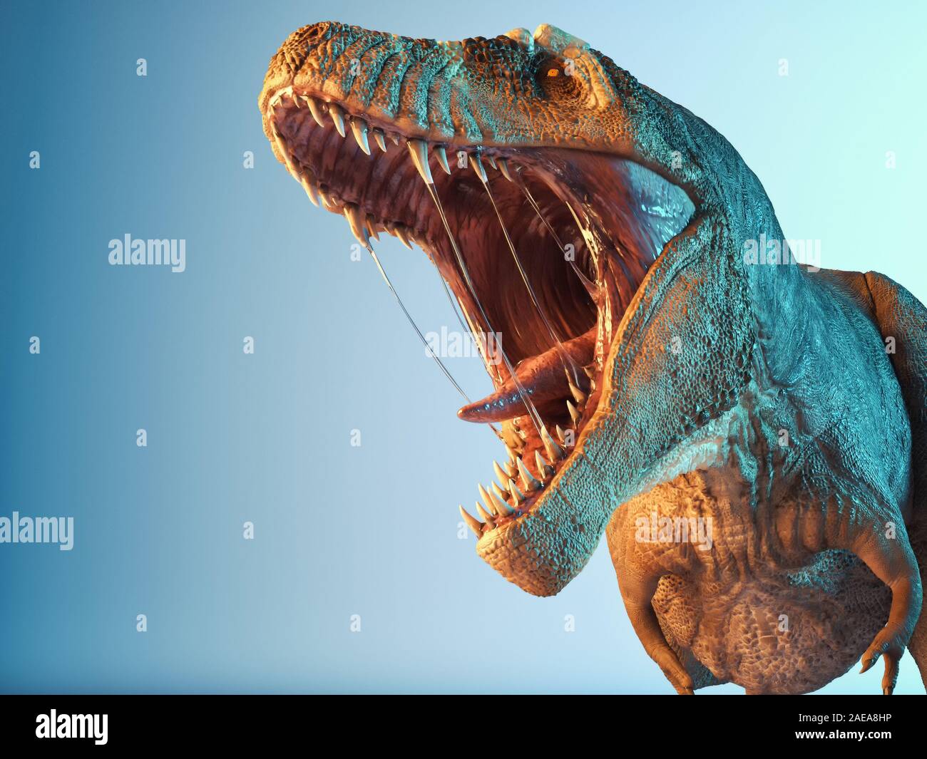 T Rex Illustration Roar High Resolution Stock Photography and Images ...