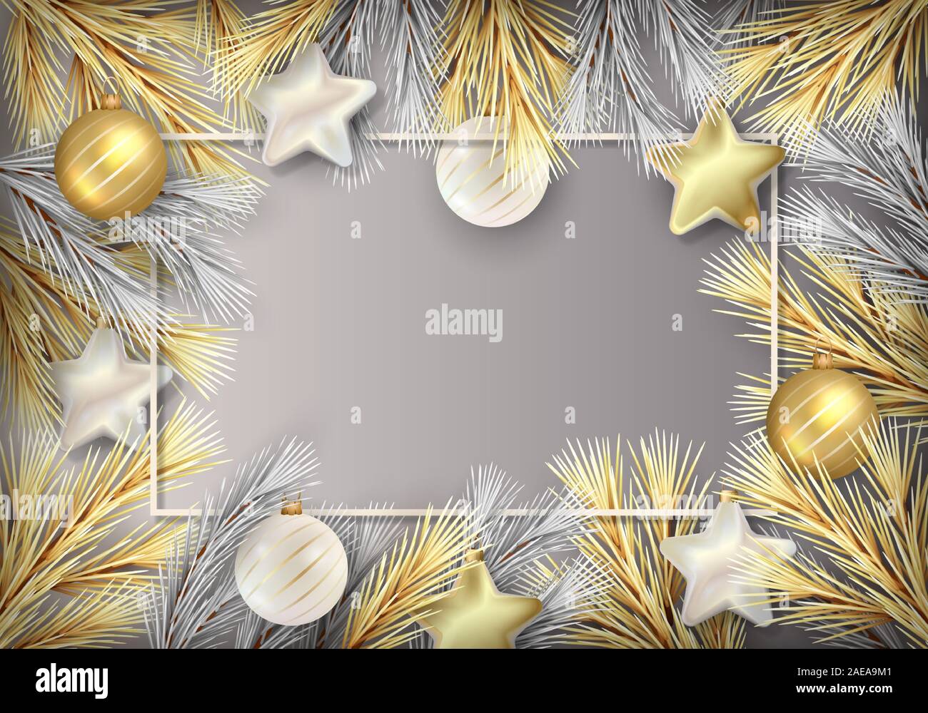 Christmas Holiday Frame Stock Vector Image & Art - Alamy