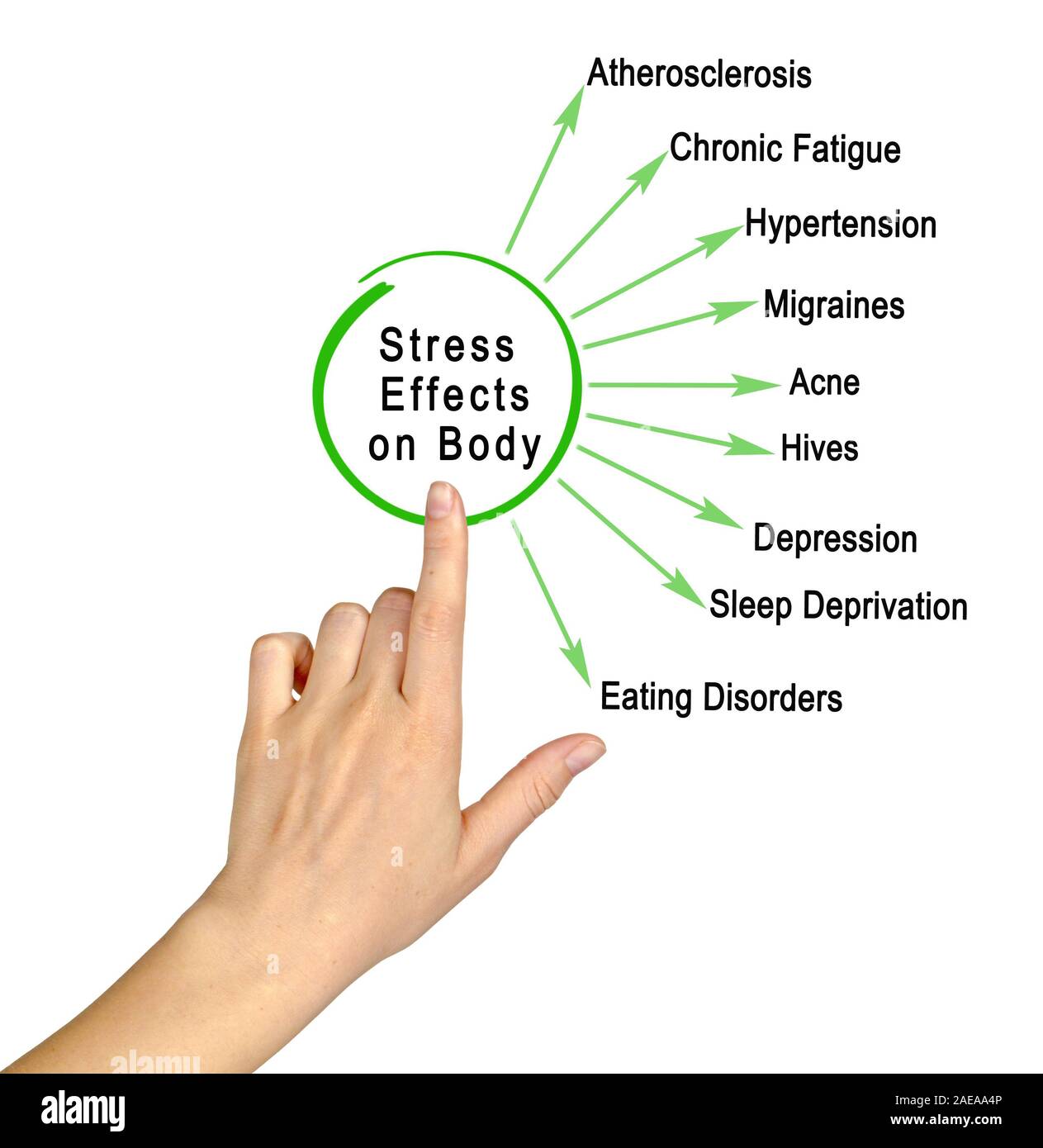 Stress Effects on Body Stock Photo - Alamy