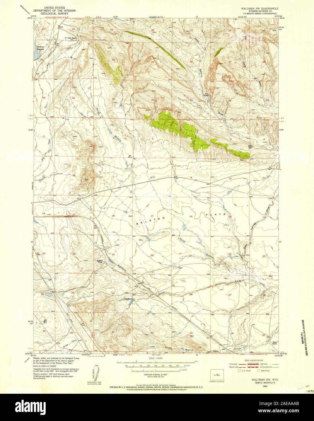 Map of waltman hi-res stock photography and images - Alamy