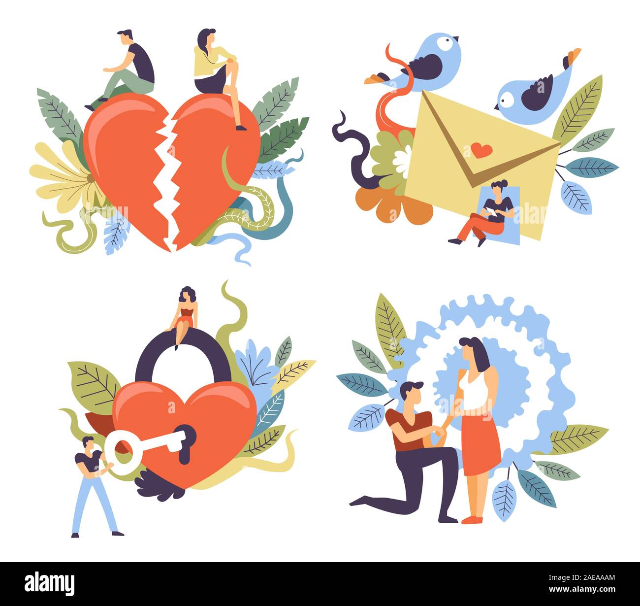 Relationship stages from courtship to break up and marriage proposal ...