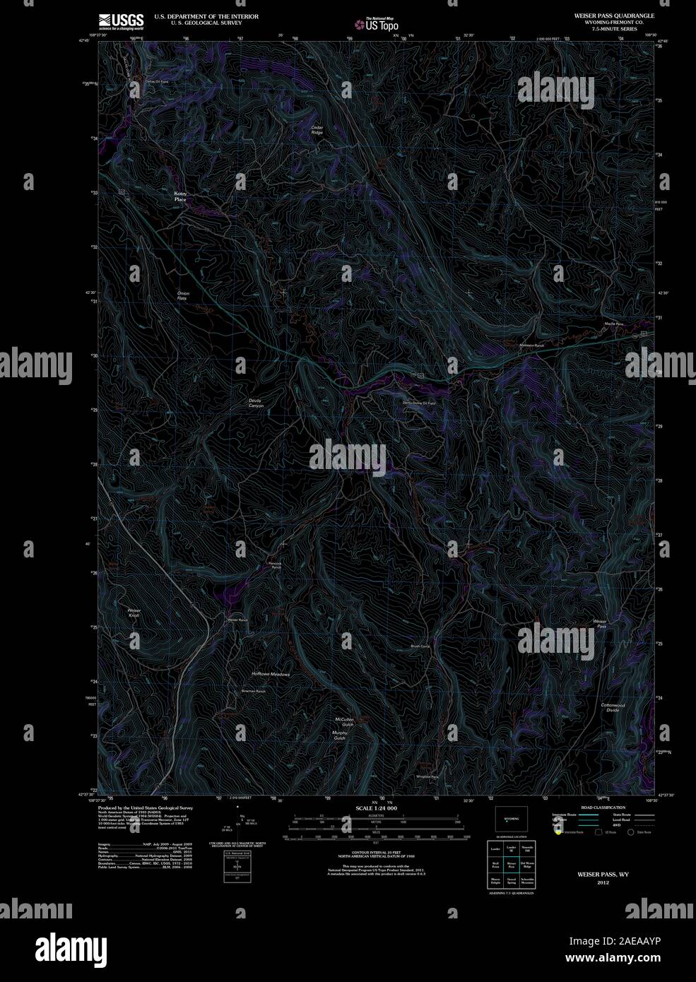 Map of weiser hi-res stock photography and images - Alamy