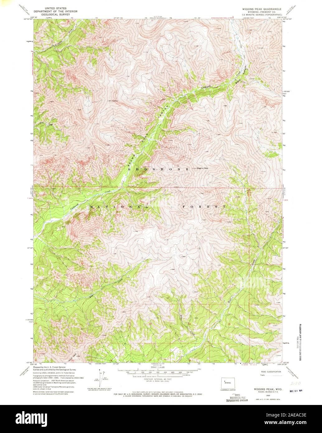 Map of wiggins hi-res stock photography and images - Alamy