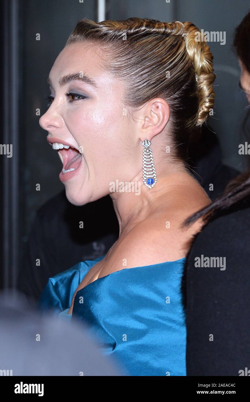 Actress Florence Pugh attends the “Little Women” World Premiere held at ...