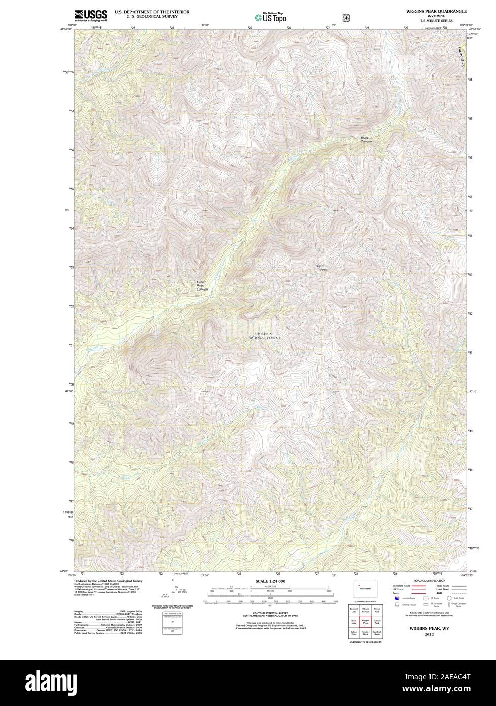Map of wiggins hi-res stock photography and images - Alamy