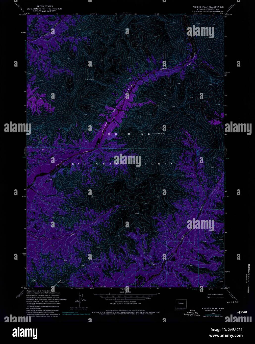 Map of wiggins hi-res stock photography and images - Alamy