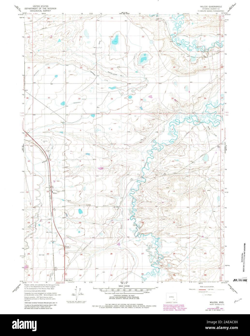 Map of wilcox Cut Out Stock Images & Pictures - Alamy
