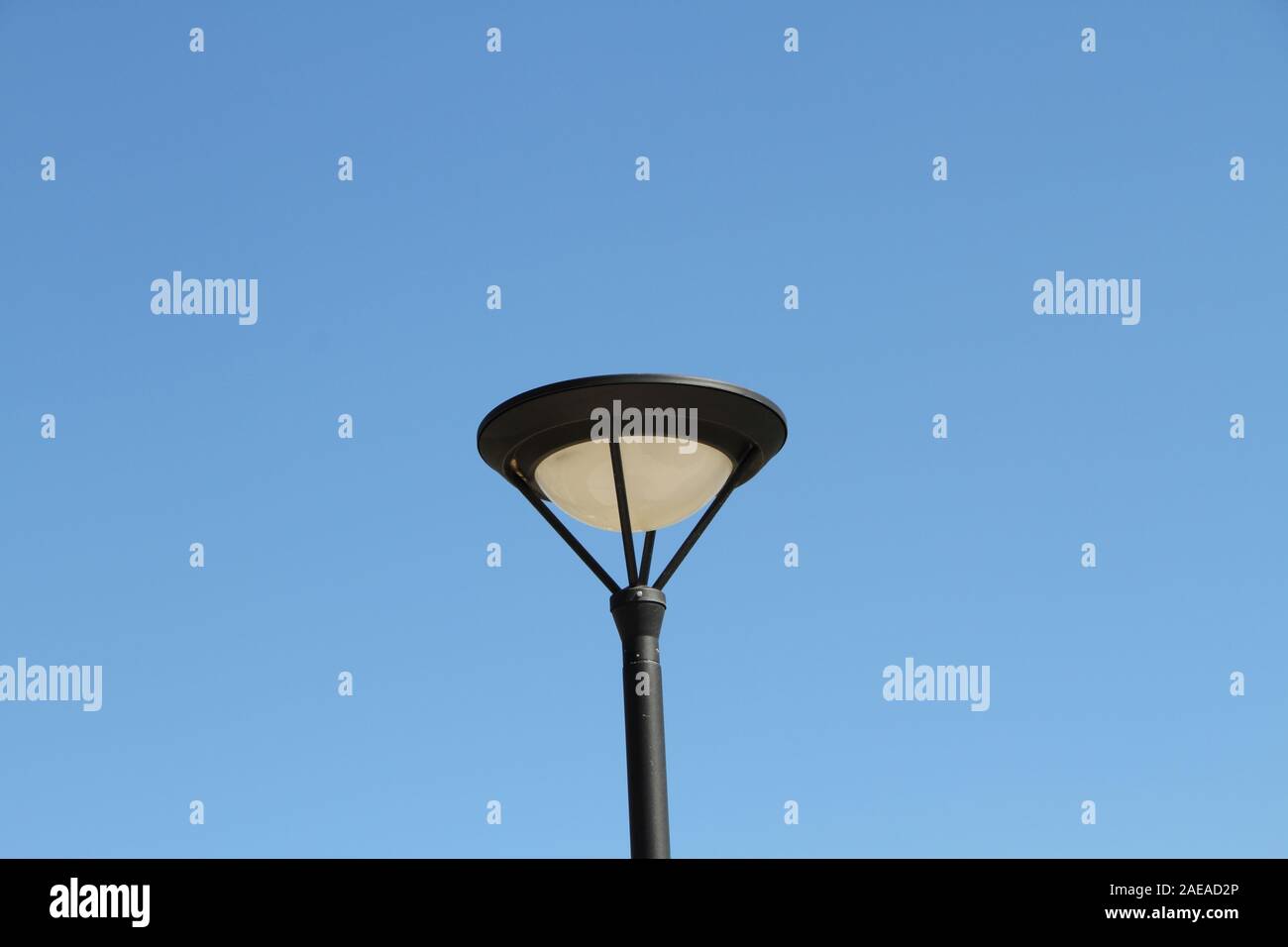 a new modern street lamp Stock Photo - Alamy