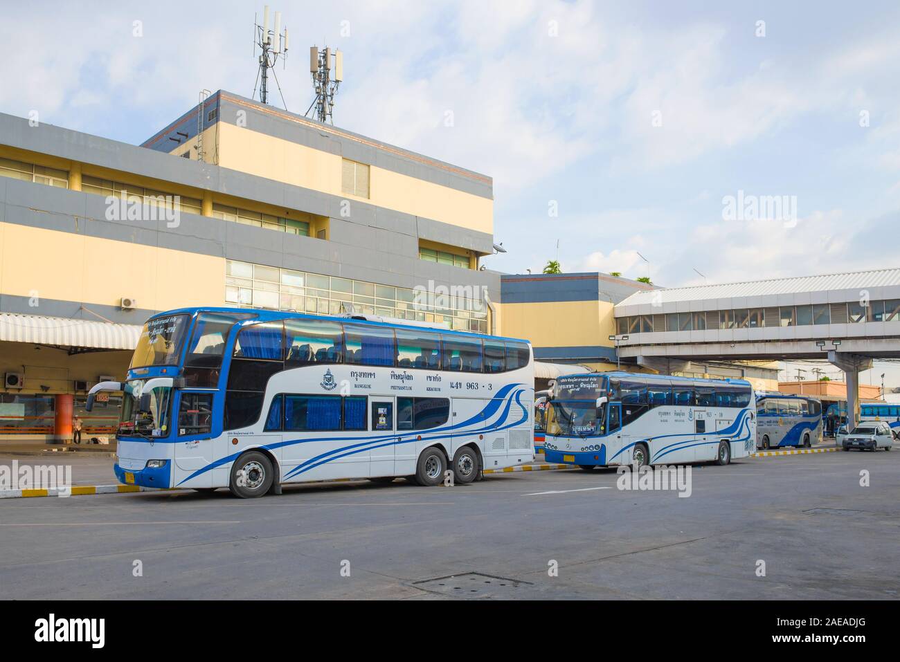 BANGKOK, THAILAND - DECEMBER 14, 2018: At the Mo Chit Northern Bus ...