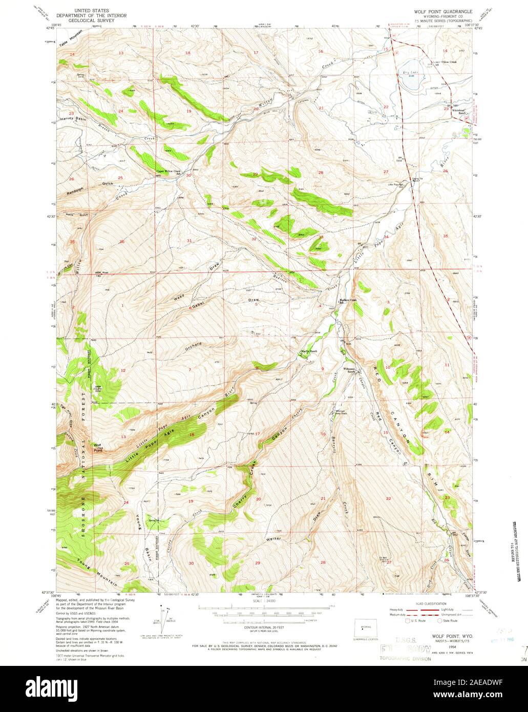 Wolf point map Cut Out Stock Images & Pictures - Alamy